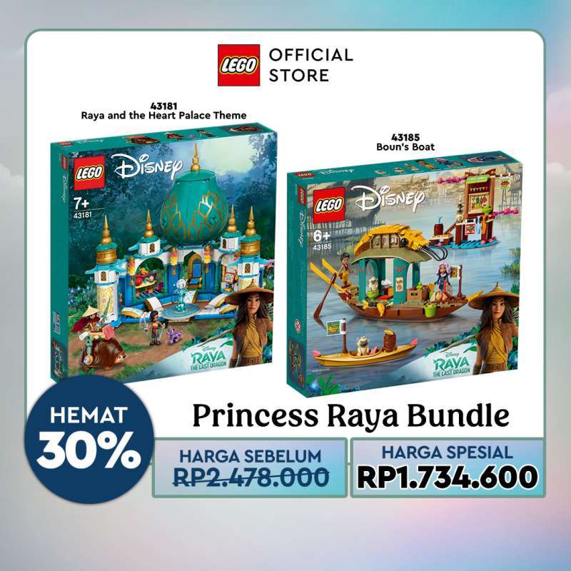 Promo LEGO DISNEY100 Raya Bundle - LEGO Disney Princess 43185 Raya Boun ...