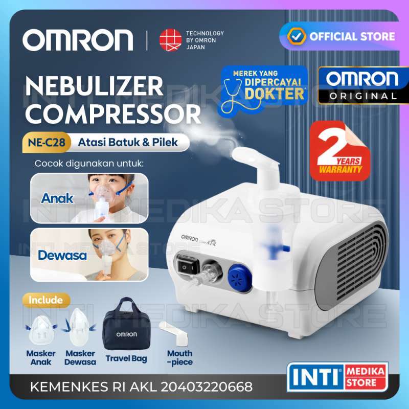 Promo Omron - Nebulizer Compressor Ne C28 | Alat Terapi Uap Pernafasan ...