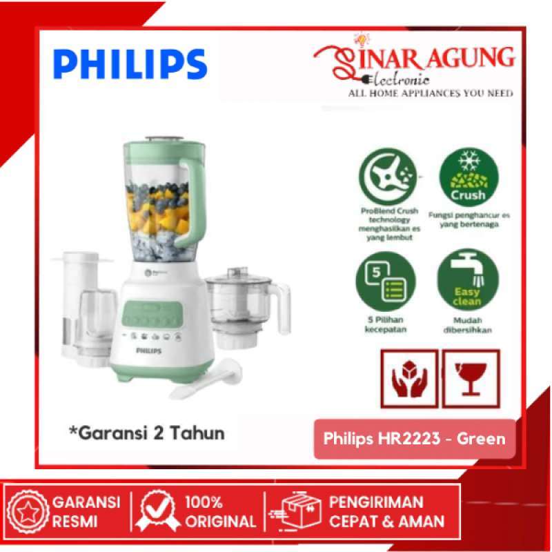 Promo Philips Hr2223/30 Blender Series 5000 [2 L/ 350 W] - Garansi ...