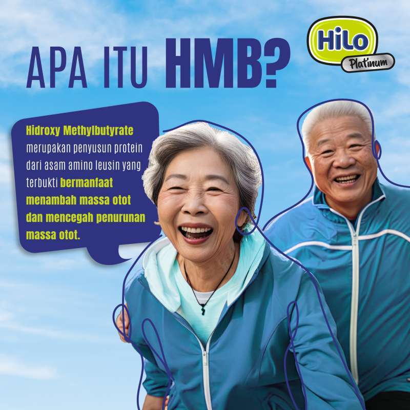 Promo Twin Pack - Hilo Platinum + Hmb (8 Sachet) - Susu Tinggi Protein Jaga Massa Otot Usia ...