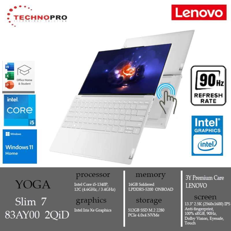 Jual Lenovo Yoga Slim 7 Carbon 13irp8 2qid || Intel Core I5-1340p Iris ...
