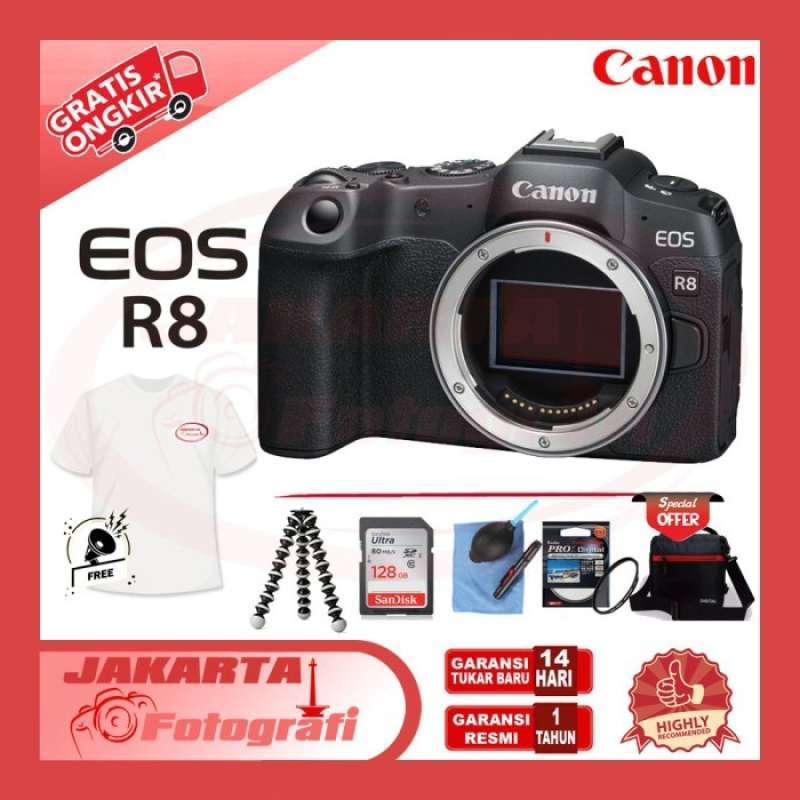Promo Canon Eos R8 Body Only Mirrorless Camera Eos R 8 Bodi Resmi ...
