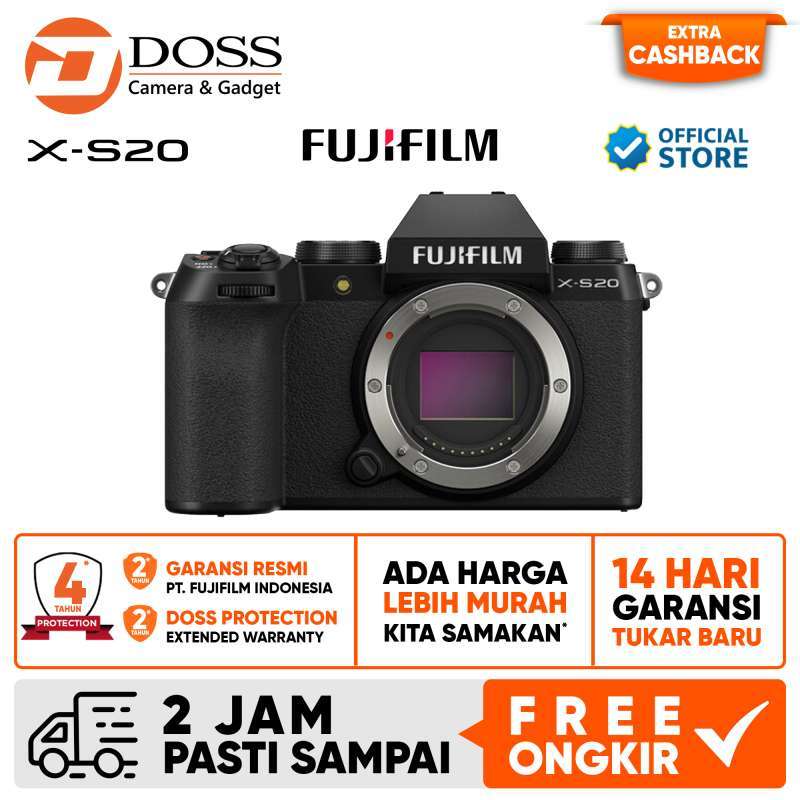 Jual Fujifilm XS20 Fuji X S20 Mirrorless Digital Camera - +XC 35mm F2 di Seller Doss MKS ...