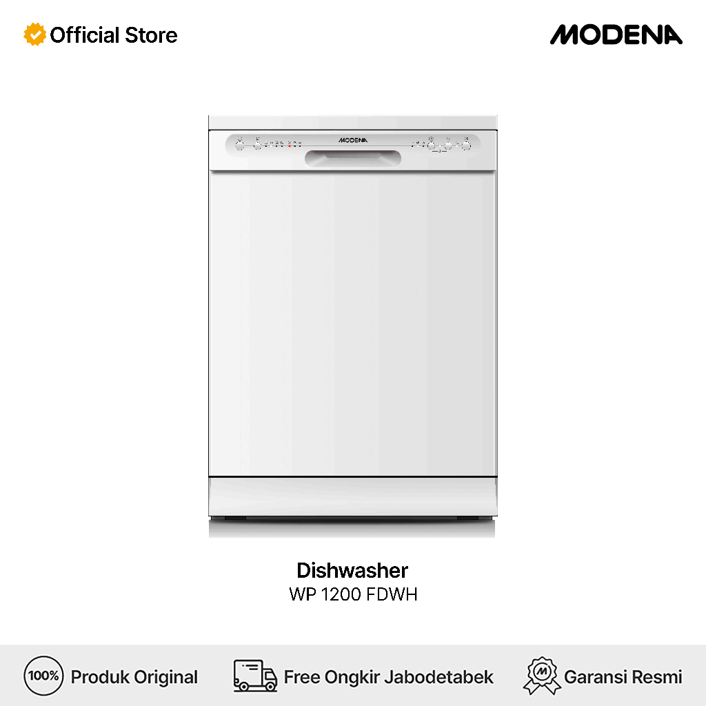 Promo MODENA Dishwasher - WP 1200 FDWH Diskon 19% di Seller MODENA ...
