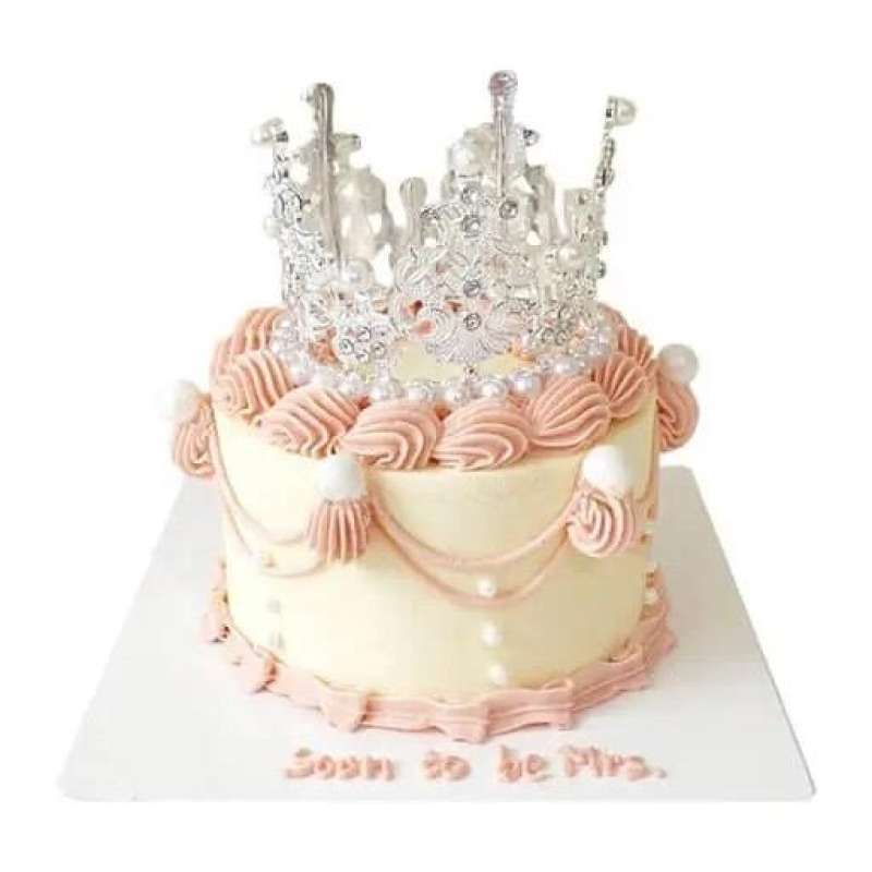 Jual Kue Ulang Tahun Bertingkat Dengan Mahkota - Birthday Cake With ...