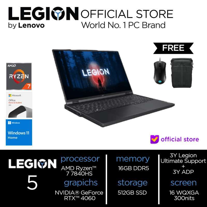 Jual Lenovo Legion Slim Aph Id Amd R Hs Gb Gb Ssd Rtx Gb Win Ohs