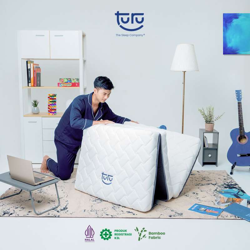 Jual Kasur Lipat Lantai Trifold Premium Turu Wave Rebounded Uk ...