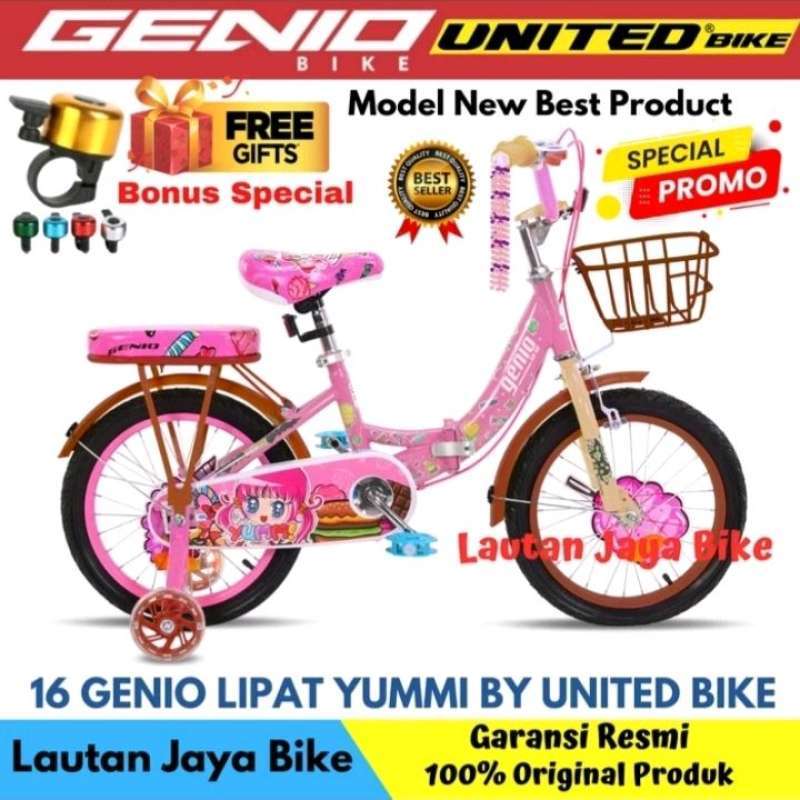 Promo Sepeda Lipat Anak 16 Mini Genio Yummi by Unitedbike Diskon 1% di ...