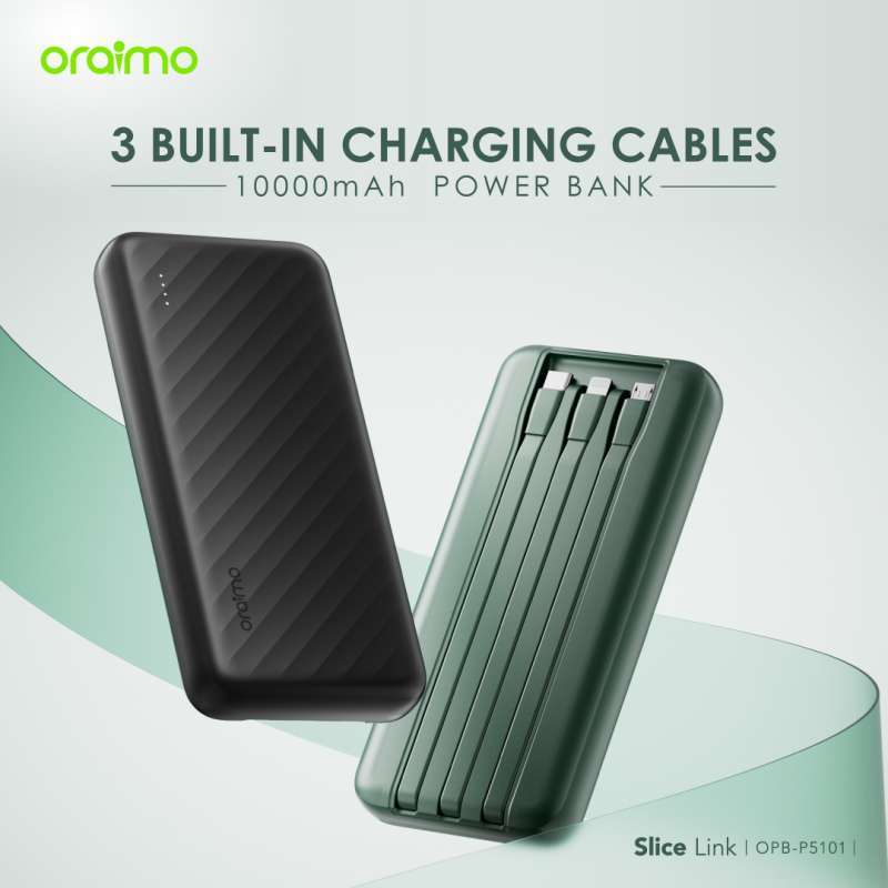Promo Oraimo Powerbank 10000mah Real Capacity Fast Charging Slice Link ...