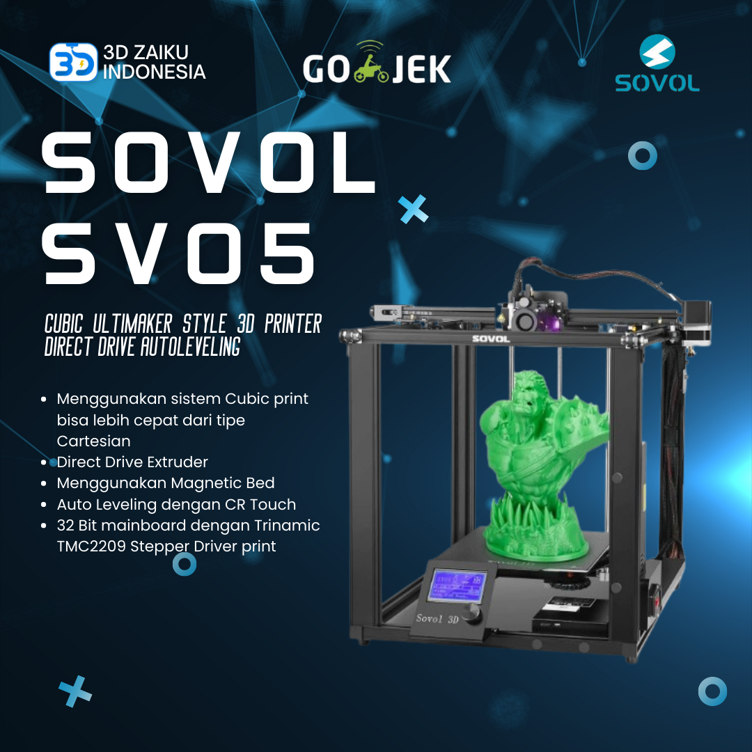 Jual Sovol SV05 Cubic Ultimaker Style 3D Printer Direct Drive ...