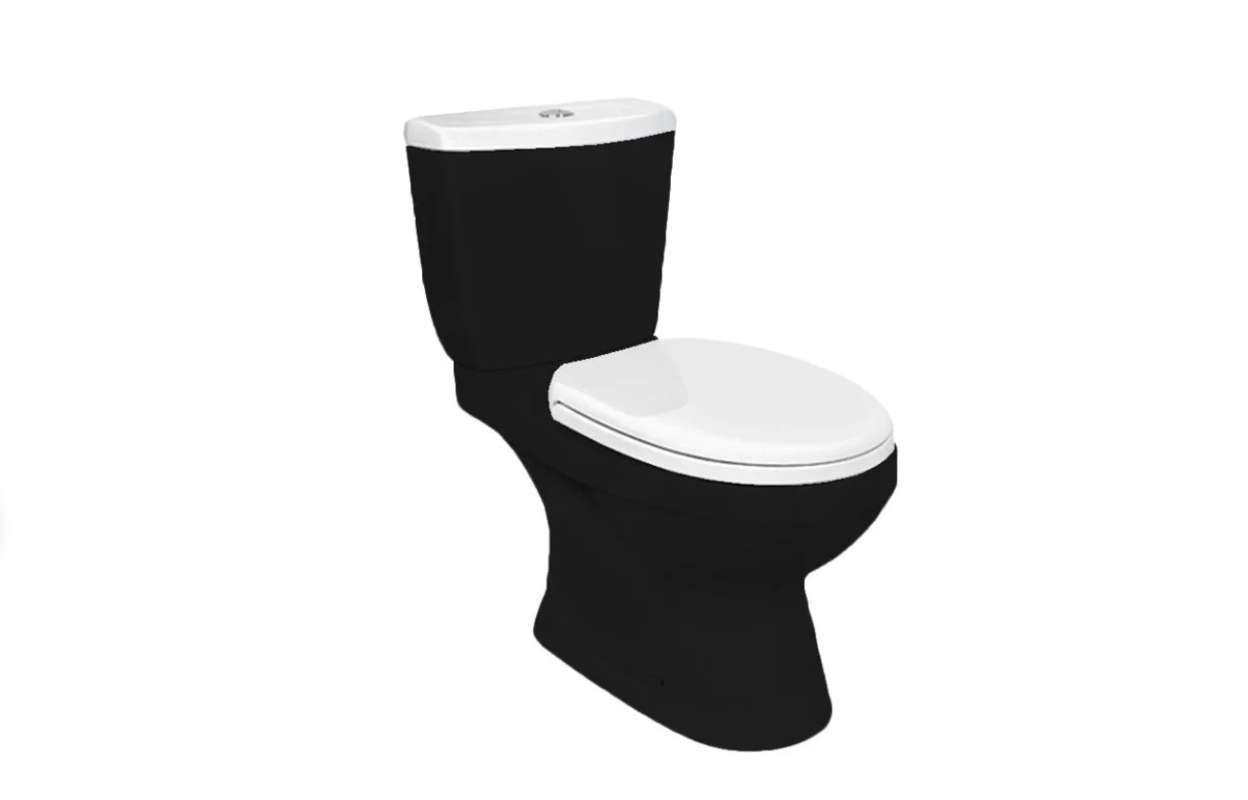 Jual Kloset Duduk Hitam One Piece Closet Black Rialto Duoblock 5007 Di ...