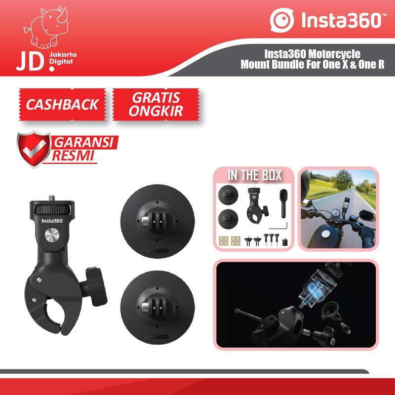 Jual Insta360 Motorcycle Mount Bundle For One X & One R Di Seller ...