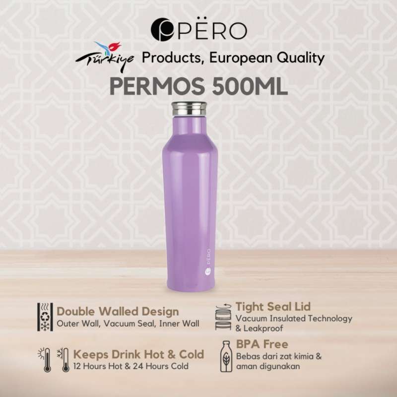 Promo Pero Termos Permos Stainless Vacuum Water Bottle Tumbler 500ml ...