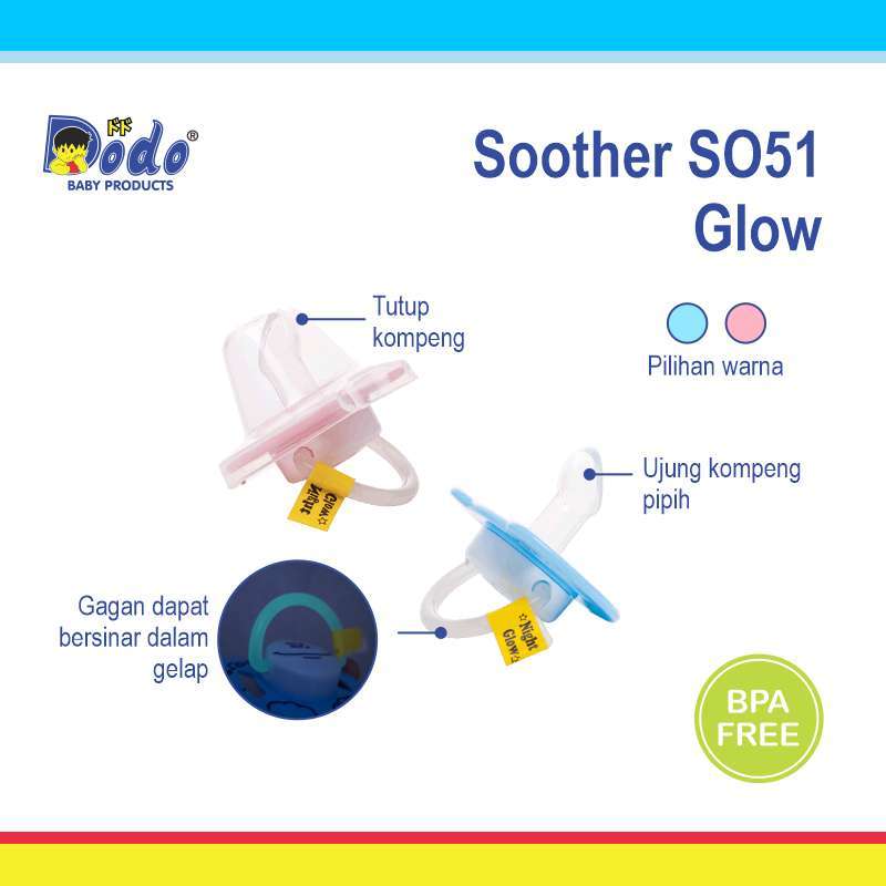 Promo Dodo Soother S051 - Glow Diskon 7% Di Seller Dodo Official Store - Pt Dodorindo Jaya Abadi ...