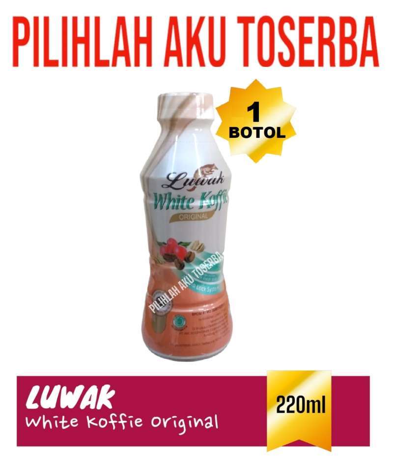 Promo Kopi LUWAK WHITE KOFFIE 220 ml - ( HARGA 1 botol ) Diskon 13% di ...