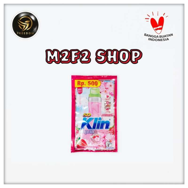Promo So Klin Liquid Power Clean Action Japanese Sakura & Strawberry ...