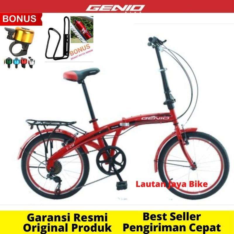 Jual Sepeda 20 Lipat Genio F211 By Unitedbike Di Seller Lautan Jaya Bike Official Store ...