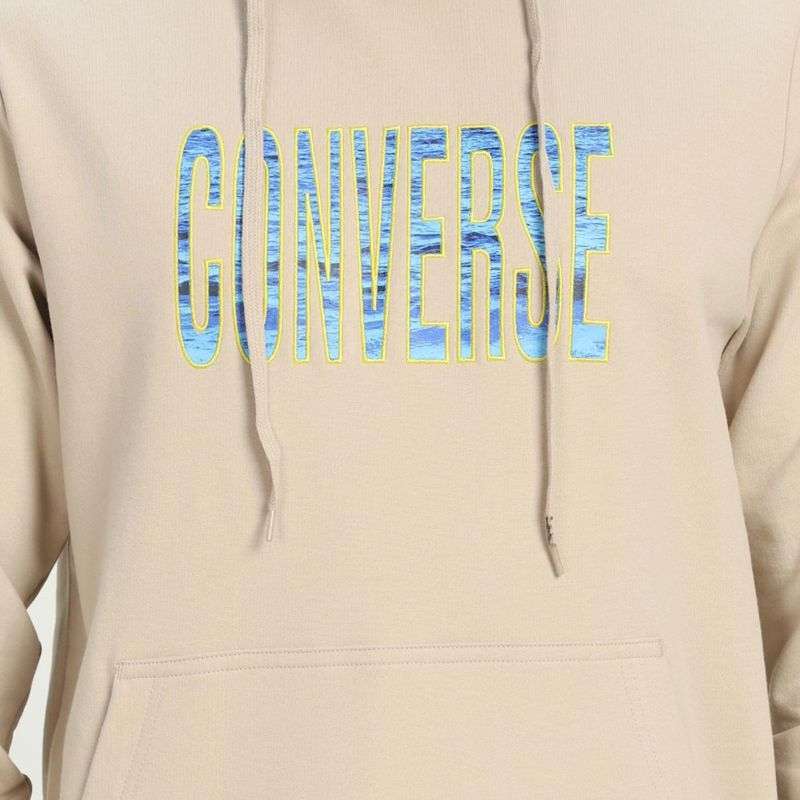 Promo Converse Ocean Fill Hoodie Beach Stone Conmj1053247 - L Diskon 60 ...