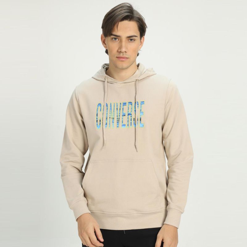 Promo Converse Ocean Fill Hoodie Beach Stone Conmj1053247 - L Diskon 60 ...