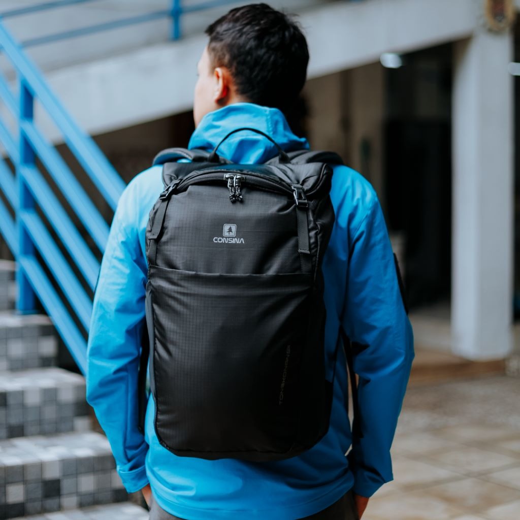 Promo Consina Tongkonan Tas Ransel Urban - Biru Diskon 15% di Seller ...