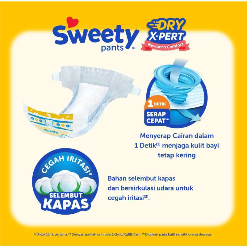 Promo Sweety Bronze Comfort Nbs-44 Dry Xpert Technology - Pampers Tipe ...