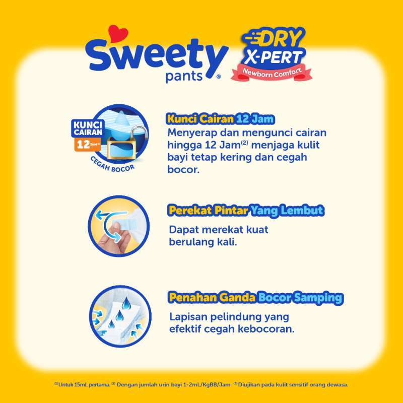 Promo Sweety Bronze Comfort Nbs-44 Dry Xpert Technology - Pampers Tipe ...