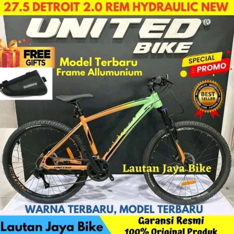 Jual Sepeda Gunung 27.5 Mtb United Detroit 2.0 Di Seller Lautan Jaya ...