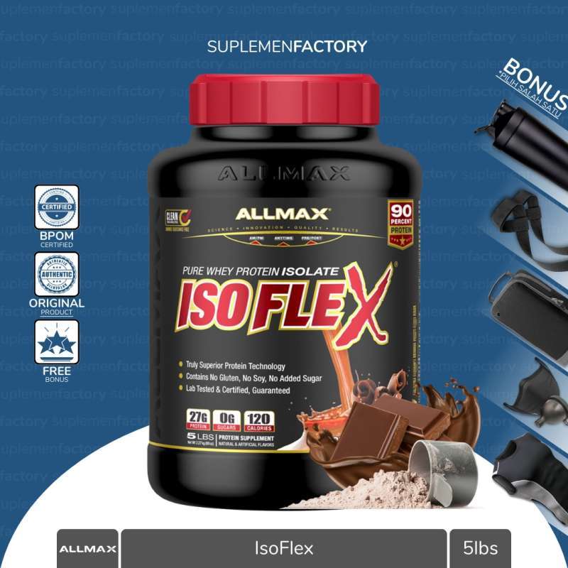 Promo Allmax Isoflex Iso Flex Pure Whey Protein Isolate 5 lbs All Max ...