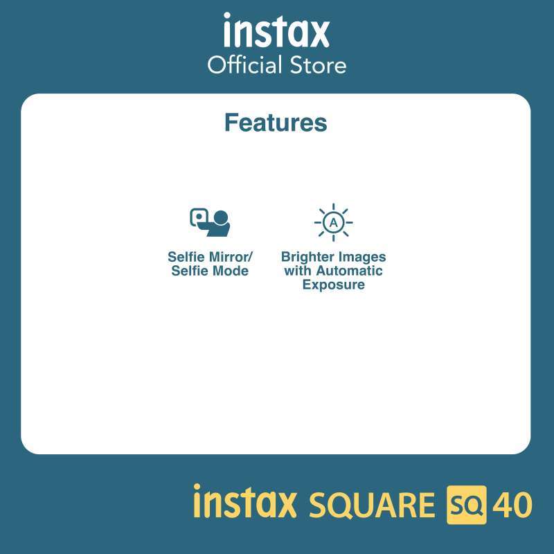 Jual Fujifilm Instax Square Sq40 Instant Camera Di Seller Instax Official Store - Menteng, Kota ...