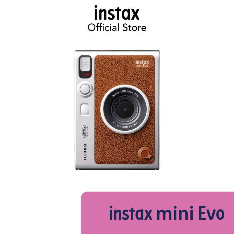 Jual Fujifilm Instax Mini Evo Brown Instant Hybrid Camera di Seller ...