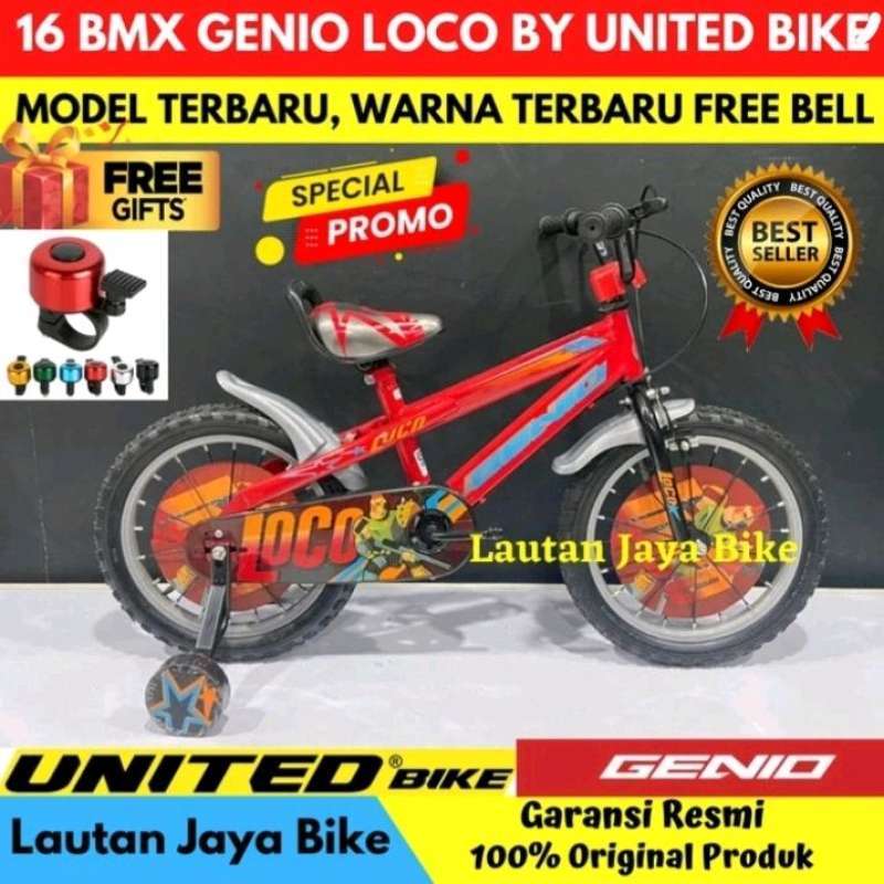 Jual Sepeda BMX 16 GENIO LOCO by Unitedbike New sepeda anak di Seller ...