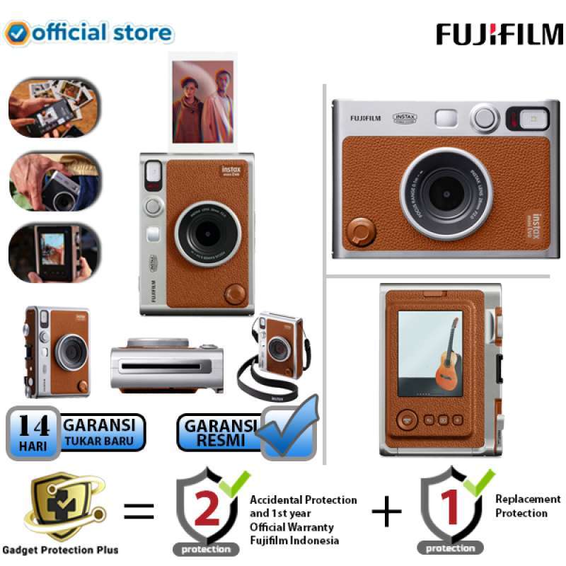Jual BKP Instax Mini Evo Instan Camera Fuji Mini Evo Brown GARANSI ...