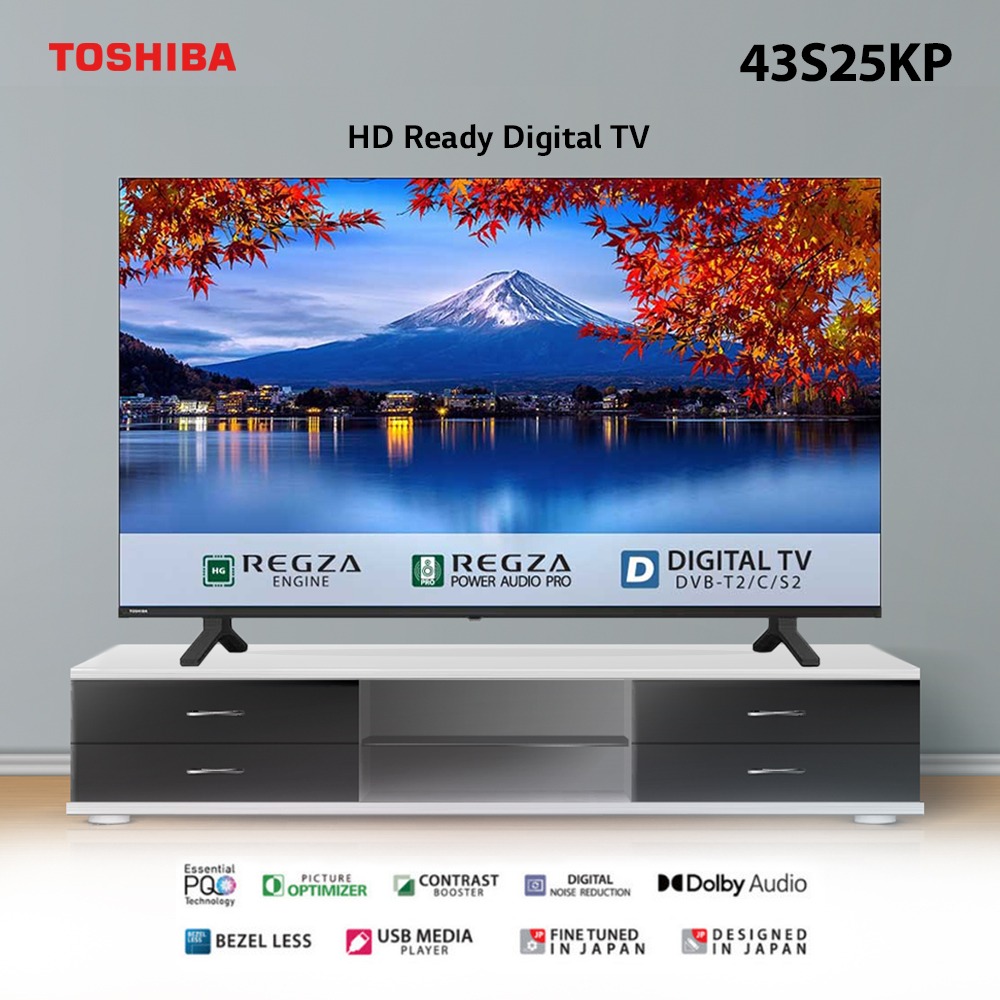 Jual TOSHIBA 43S25KP Full HD Digital LED TV 43 Inch di Seller POWER ...