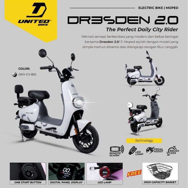 Jual Sepeda Listrik E Bike United Original Terbaru - Harga Promo Murah ...