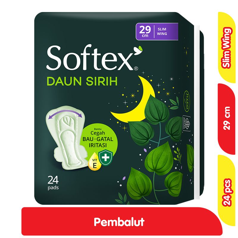 Softex Daun Sirih 29 Cm Isi 24 Gratis Ongkir 🔥 Harga Murah Mei 2026