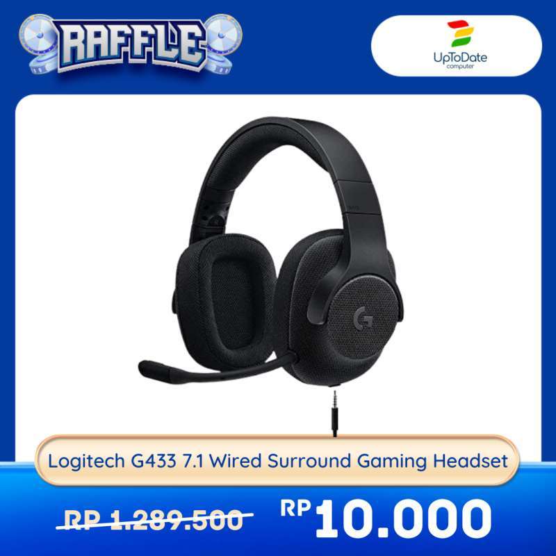 Jual Ticket Raffle – Logitech G433 7.1 Wired Surround Gaming Headset Di ...