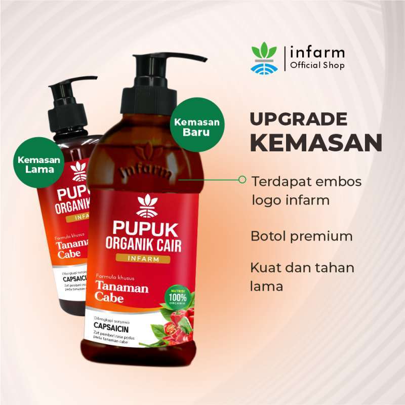 Promo Infarm - Pupuk Organik Cair Tanaman Cabai 500ml Poc Kompos Diskon ...