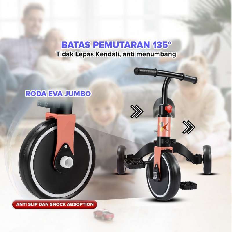 Promo Oem Sk-m97 Mainan Sepeda Anak 3 Roda 2in1 Sepeda Keseimbangan ...