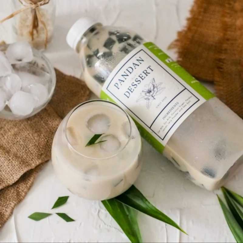 Jual Pandan Jelly Dessert Oat Milk (Vegan) di Seller Bakso Keju Green ...