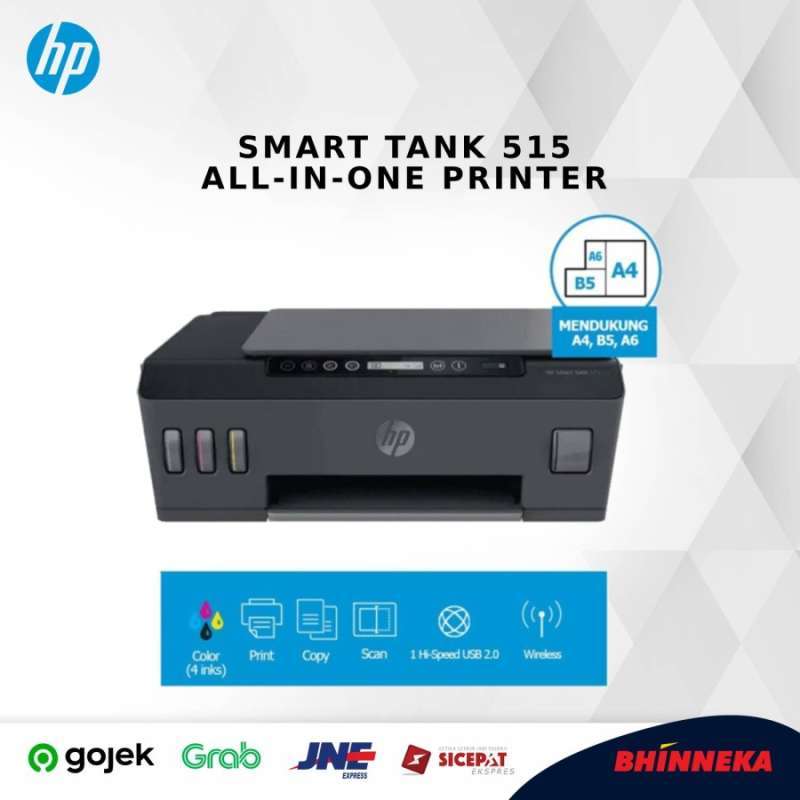 Jual Printer Hp Smart Tank 515 Wireless Print Scan Copy All In One Di ...