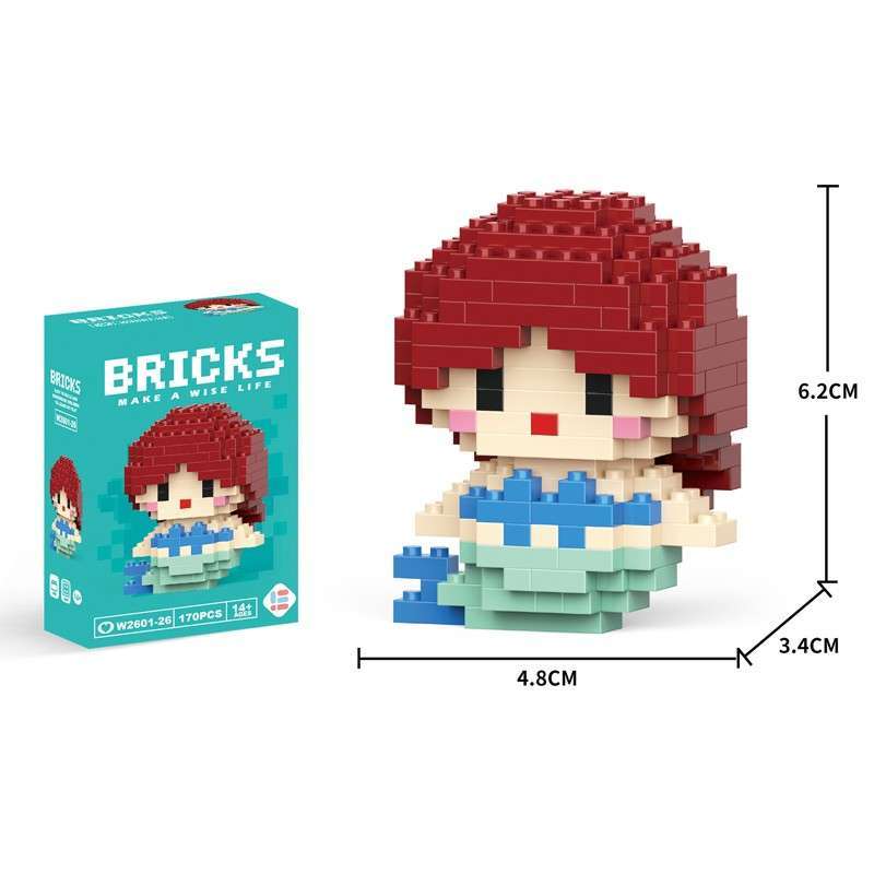 Jual Mainan Block Bricks Education Nano Block Mini Model Karakter ...