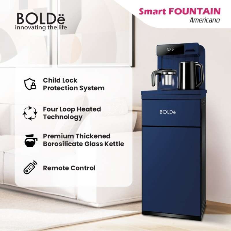 Promo Bolde Dispenser Super Smart Fountain Americano Galon Bawah - Biru ...