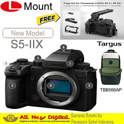 Jual Panasonic Lumix S5IIX / S5II-X / S5 IIX Mirrorless Camera [Body ...