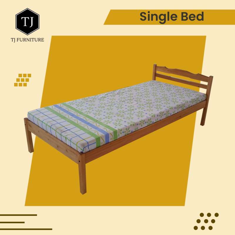 Promo Vikko Ranjang Kayu - Single Bed - Divan Kayu - Tempat Tidur Kayu ...