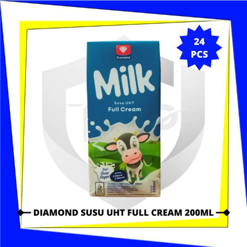 Jual Diamond Susu Uht Full Cream 200ml X 24 Pcs (1 Karton) Di Seller Toko Susu Dan Popok ...