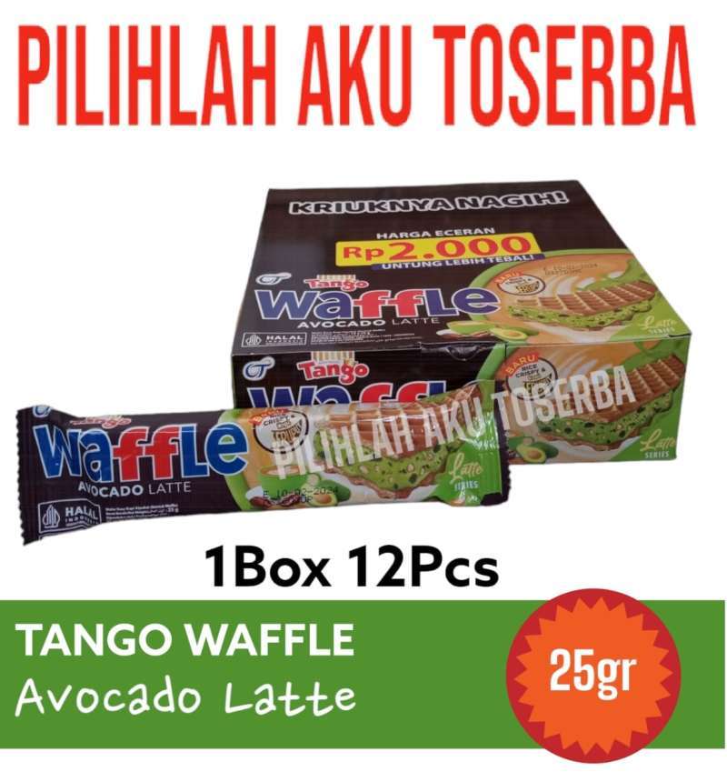 Promo Tango Waffle Avocado Latte - ( Harga Per Box Isi 12 Pcs) Diskon ...