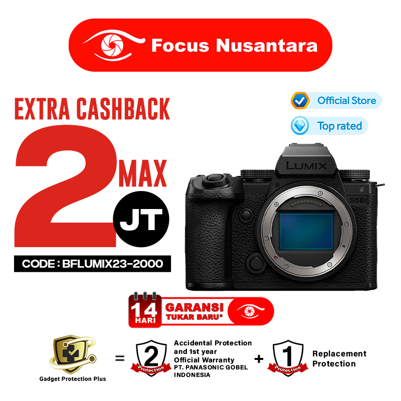 Promo FOCUS NUSANTARA - Panasonic Lumix S5 IIX Body Only Lumix S5 2X ... Promo FOCUS NUSANTARA - Panasonic Lumix S5 IIX Body Only Lumix S5 2X ...