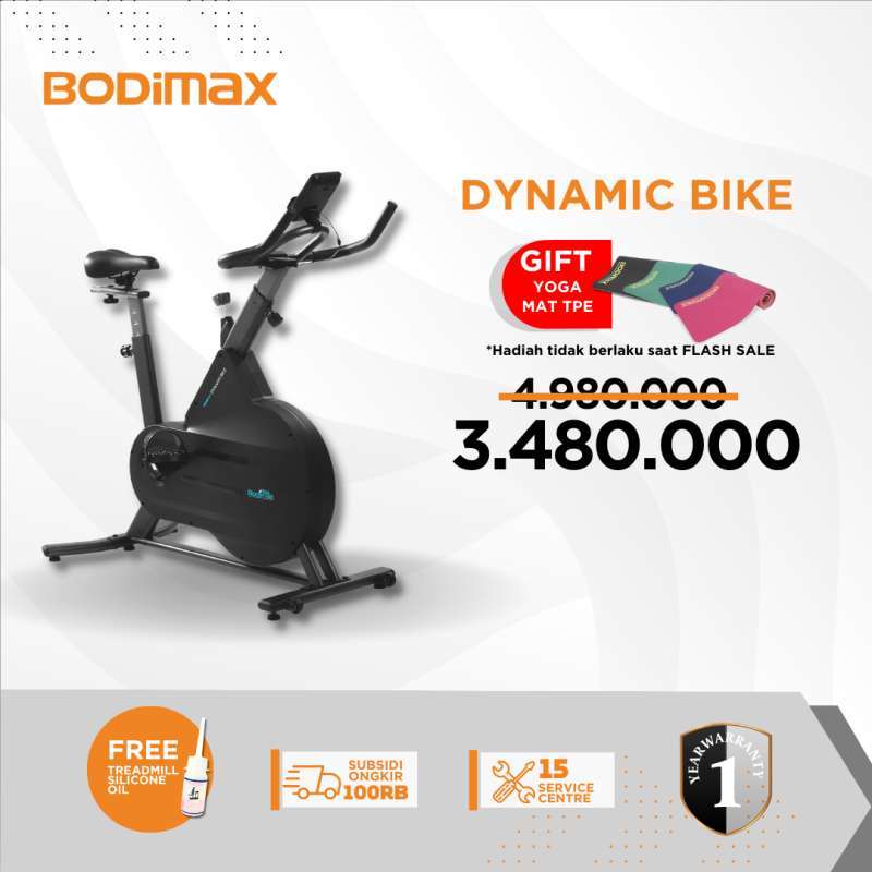 Promo Bodimax Plus Dynamic Bike - Smart Spinning Bike/sepeda Fitness ...