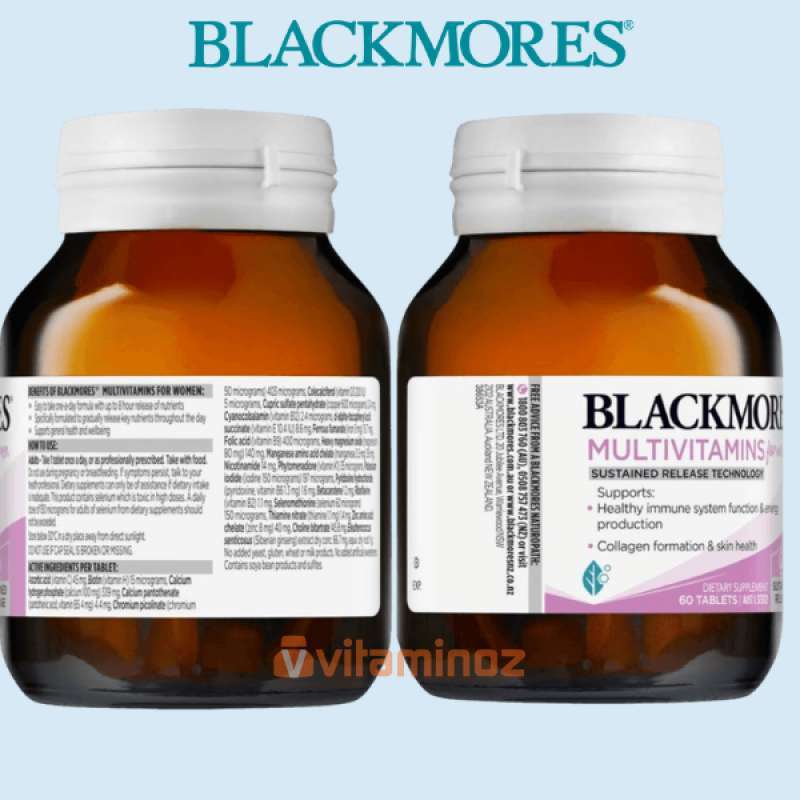 Jual Blackmores Multivitamin Women Men For 50+ Sustained Release - 60 Tab Di Seller Vitaminoz ...