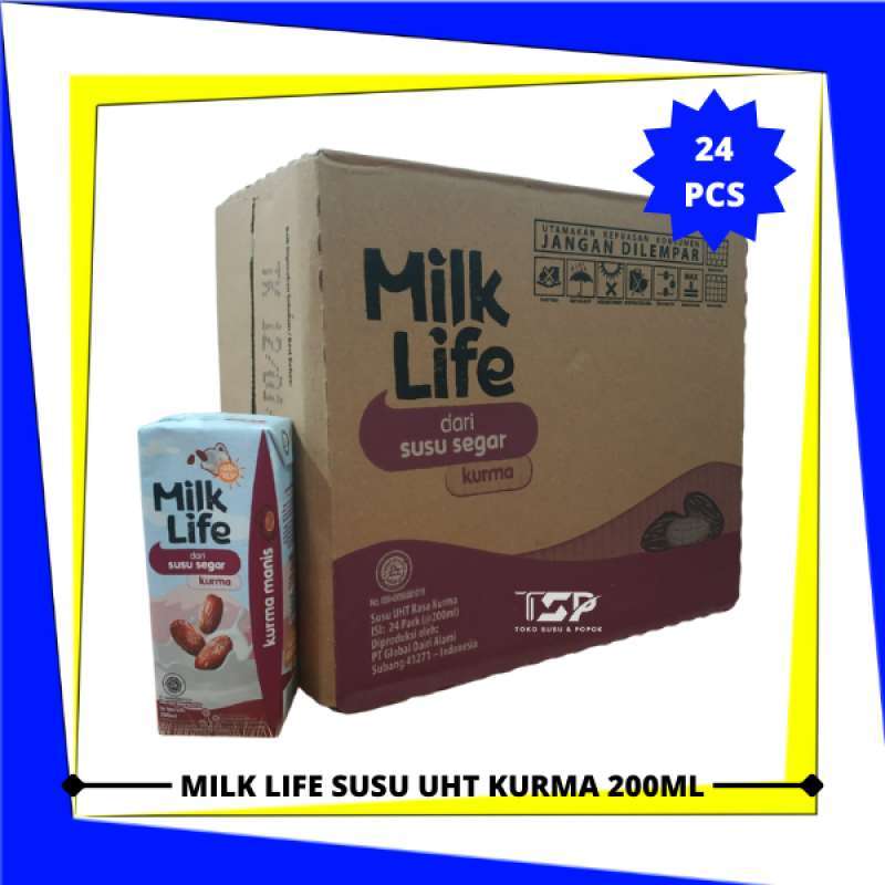 Jual Susu Uht Milk Life Varian Rasa 200ml X 24pcs (1 Karton) Di Seller ...